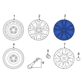 Mazda 3 OEM Wheels | Original Steel & Alloy Wheels — CARiD.com