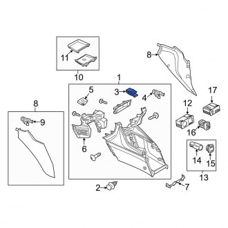 Mazda CX-5 OEM Interior Components — CARiD.com