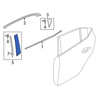 Mazda 3 Door Moldings | Side, Edge, Belt – CARiD.com