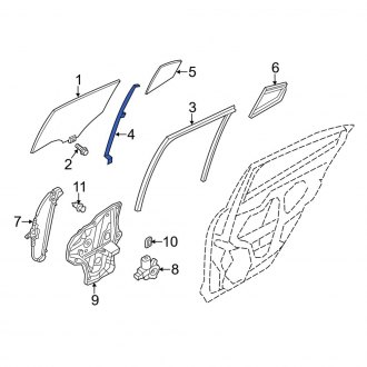 Mazda Replacement Car Window Frames — CARID.com