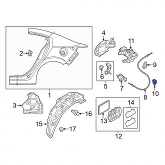 Mazda CX-5 OEM Quarter Panels & Parts | Rear & Front — CARiD.com