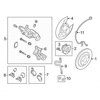 2016 Mazda 3 OEM Brake Parts - Pads, Bleeders | CARiD
