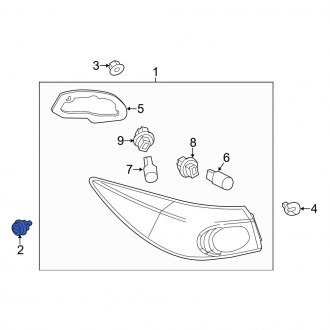 Mazda 3 OEM Tail Lights | LED, Fiber Optic — CARiD.com