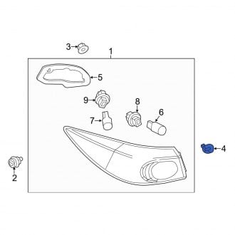 Mazda 3 OEM Tail Lights | LED, Fiber Optic — CARiD.com