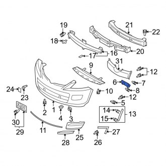 Mazda CX-9 OEM Bumpers | Genuine Front & Rear Bumpers — CARiD.com