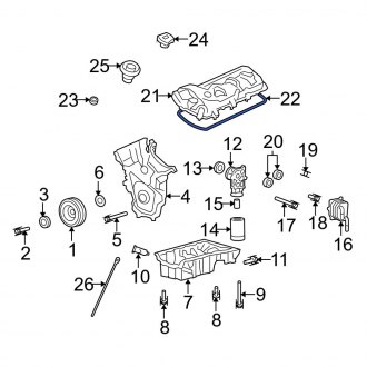 Mazda CX-9 Engine Valve Covers & Parts - Gaskets, Bolts | CARiD
