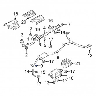 Mazda CX-9 OEM Exhaust Parts - Systems, Tips, Pipes | CARiD