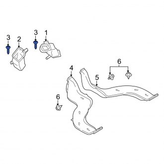 Mazda MPV Grille Brackets & Hardware — CARiD.com