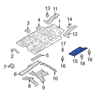 Mazda CX-9 Underbody Covers | Splash Shields — CARiD.com