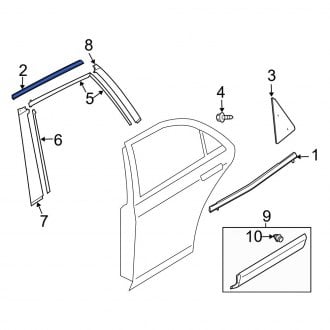Mazda Window Trim - Moldings, Pillar Posts, Sills | CARiD