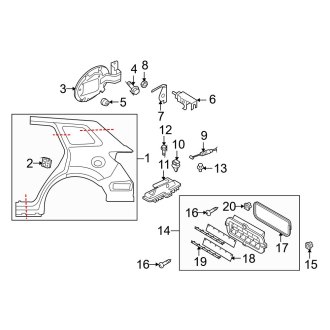 2007 Mazda CX-9 Replacement Quarter Panels | CARiD