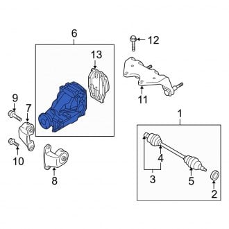 Mazda CX-7 Axle Assemblies - Front & Rear | CARiD
