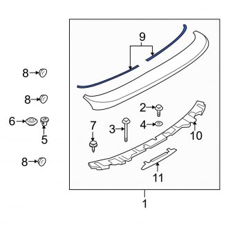 Mazda CX-9 Trunk & Tailgate Seals — CARID.com