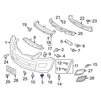 Mazda RX-8 Replacement Bumpers - Front, Rear, Brackets | CARiD