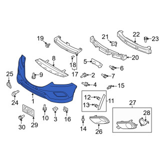 Mazda CX-9 Replacement Front Bumpers & Components — CARiD.com