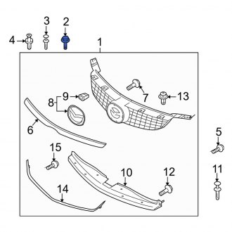 Mazda CX-5 OEM Grilles | Factory Billet & Mesh Grilles — CARiD.com