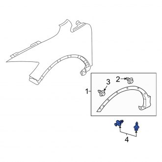 Mazda 6 Rocker Panel Hardware - Clips, Brackets | CARiD