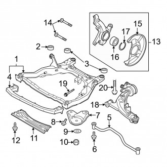 2010 Mazda CX-9 OEM Suspension Parts | Shocks, Struts — CARiD.com