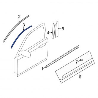 Mazda CX-9 OEM Window Parts | Visors, Regulators — CARiD.com