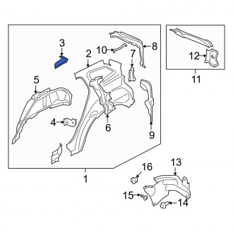 Mazda CX-9 OEM Quarter Panels & Parts | Rear & Front — CARiD.com