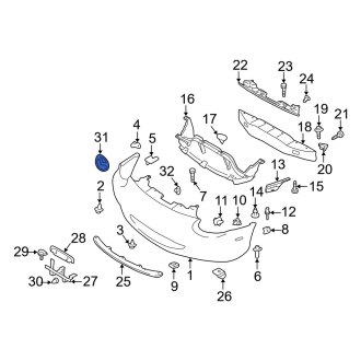 Mazda Miata OEM Bumpers - Genuine Front & Rear Bumpers | CARiD