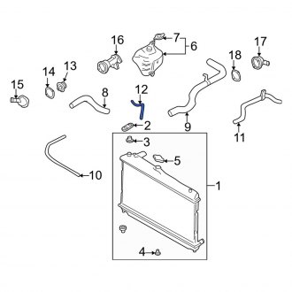 Mazda OEM Engine Cooling Parts - Radiators, Fans, Pumps | CARiD