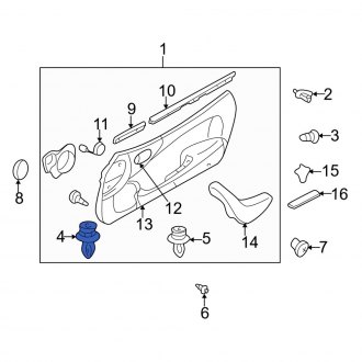 Mazda Miata OEM Doors & Parts | Shells, Panels, Armrests — CARiD.com