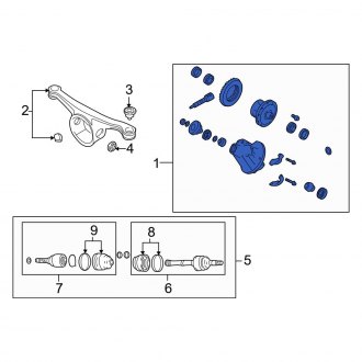 Mazda Miata Axle Assemblies - Front & Rear | CARiD