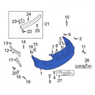 Mazda Miata OEM Bumpers - Genuine Front & Rear Bumpers | CARiD