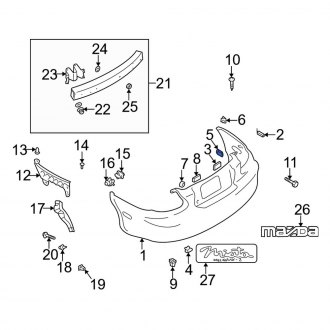 Mazda Miata OEM Bumpers - Genuine Front & Rear Bumpers | CARiD