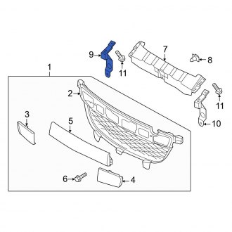 Mazda Grille Brackets & Hardware | Clips, Brackets — CARiD.com