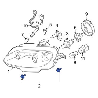 Mazda Miata MX-5 Header Panel Brackets & Hardware — CARiD.com