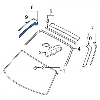 Mazda Miata MX-5 Replacement Window Seals — CARID.com