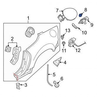 Mazda CX-5 OEM Quarter Panels & Parts | Rear & Front — CARiD.com