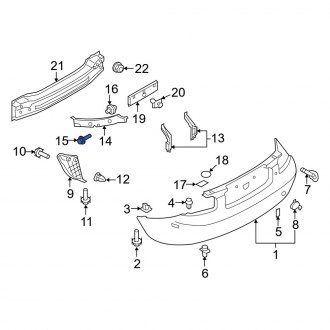 Mazda MPV Header Panel Brackets & Hardware — CARiD.com