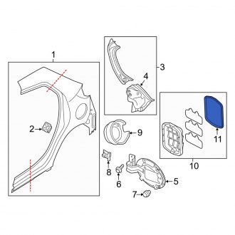 Mazda 2 OEM Fenders | Factory Front & Rear Fenders — CARiD.com