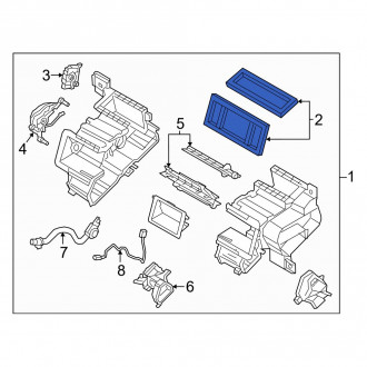 Mazda Miata MX-5 HVAC Heater Cores | Seals, Clamps, Boxes — CARiD.com