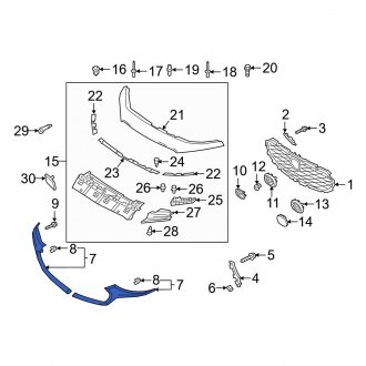 Mazda 3 Grille Frames & Moldings — CARiD.com