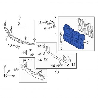 Mazda CX-30 Radiator Supports | CARiD