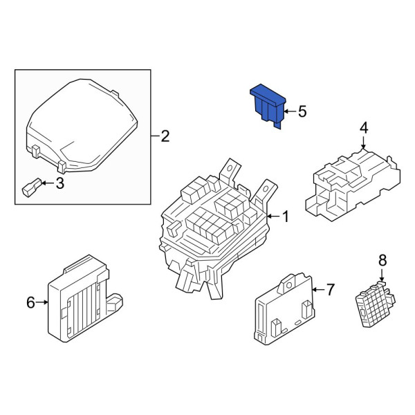 Mazda OE BCKA67S99 - Multi-Purpose Fuse