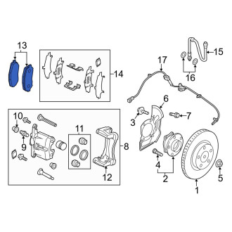 Mazda OEM Brake Parts | Pads, Bleeders, Rotors, Lines — CARiD.com