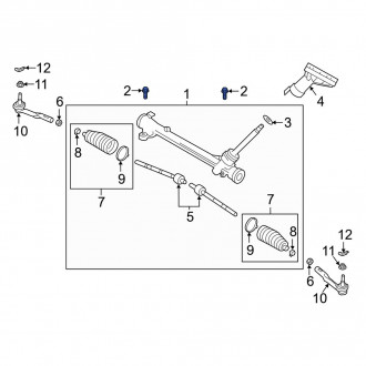 Mazda CX-30 Rack & Pinion Steering Systems, Parts — CARiD.com