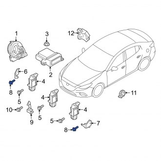 Mazda CX-5 Headlight Components | Brackets, Adapters — CARiD.com