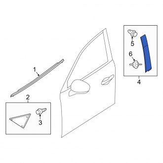 Mazda 3 Door Moldings | Side, Edge, Belt – CARiD.com