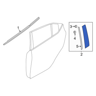 Mazda 3 Door Moldings | Side, Edge, Belt – CARiD.com
