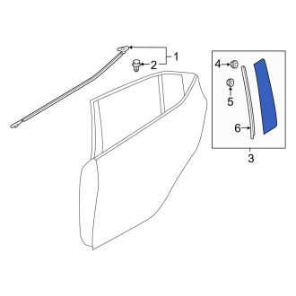 Mazda 3 Door Moldings - Side, Edge, Belt | CARiD
