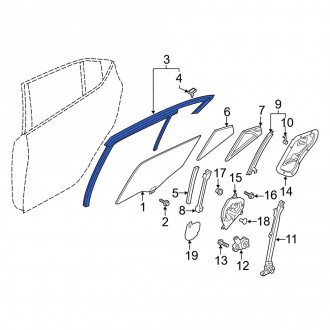 Mazda Replacement Car Window Seals — CARID.com
