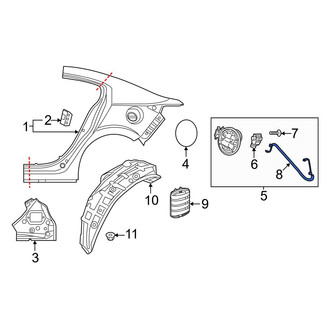 Mazda CX-30 OEM Quarter Panels & Parts | Rear & Front — CARiD.com