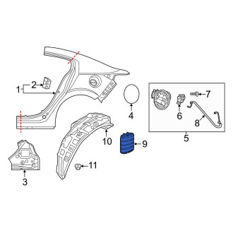 Mazda MX-30 Replacement Fender Moldings & Trim — CARiD.com