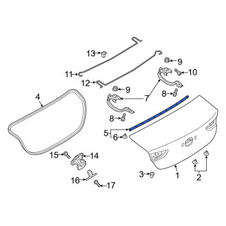 Mazda 3 Trunk & Tailgate Seals — CARID.com